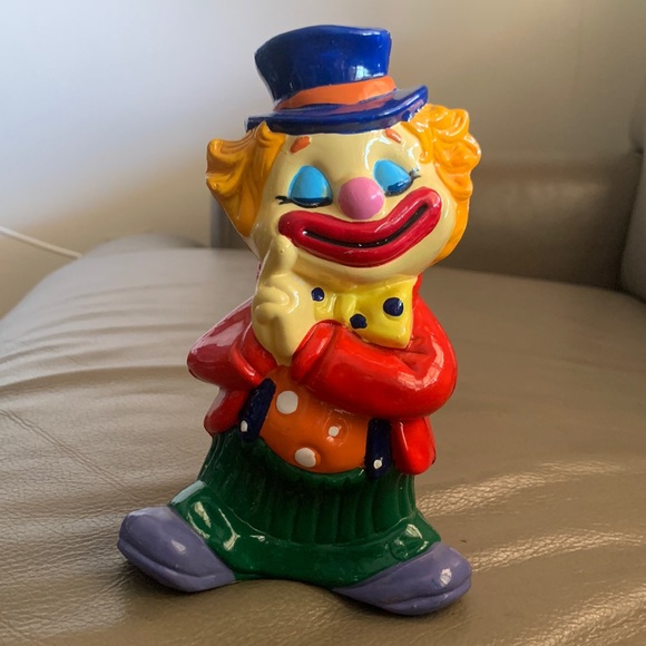 Vintage | Accents | Clown Bankvintage 8s Plastic | Poshmark
